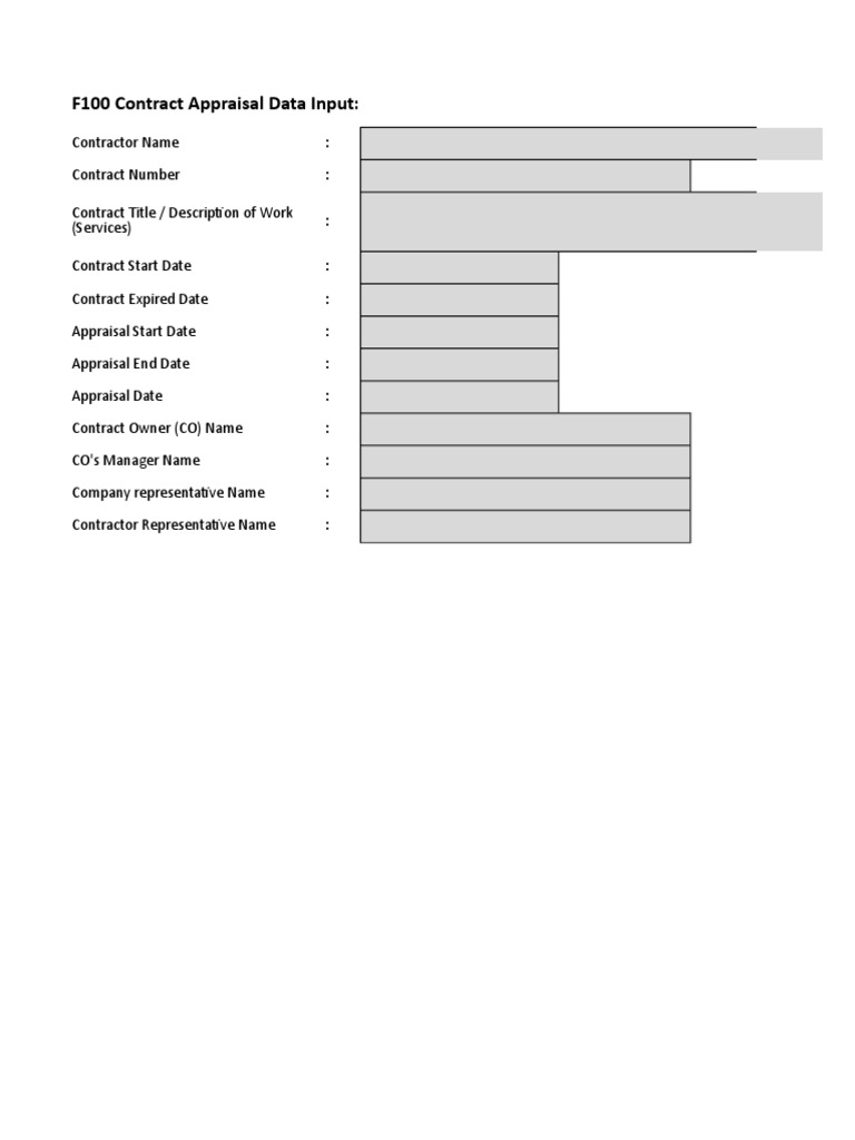 F100 Template | PDF | Salary | Business