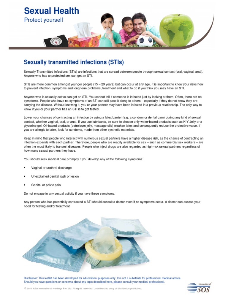 PDF - Sexual Health - A4 Handout DUAL Version | PDF | Sexually ...