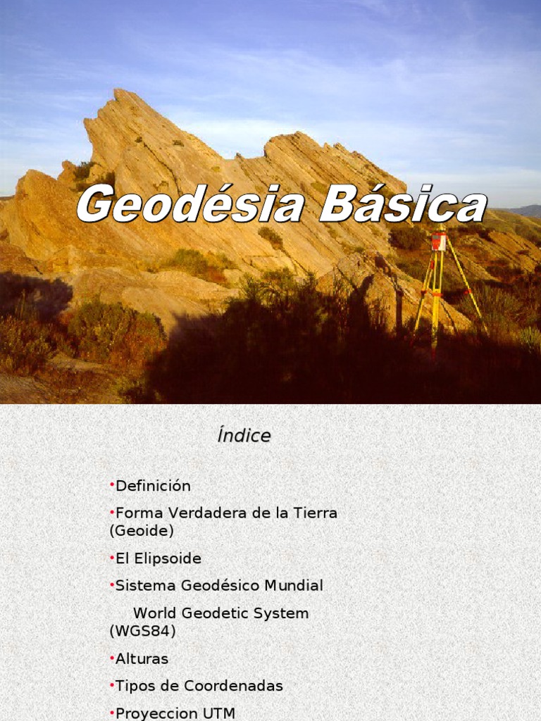 Geodesia Basica | PDF | Geodesia | Geometría