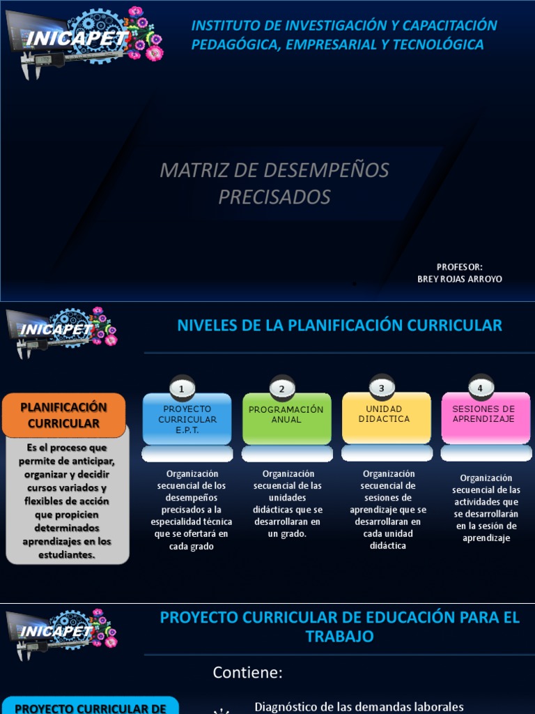 Proyecto Curricular de EPT | PDF | Iniciativa empresarial | Planificación