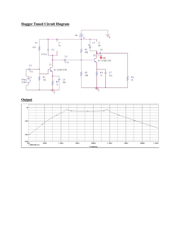 Stagger Tuned Circuit Diagram | PDF | Analog Circuits | Digital Electronics