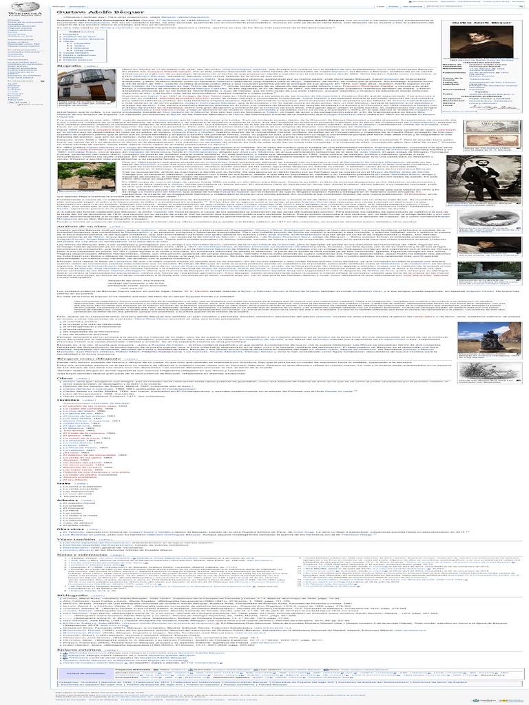 Gustavo Adolfo Bécquer | PDF | Poesía