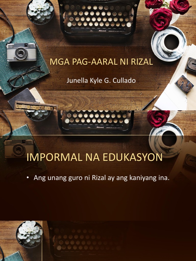Pag-Aaral Ni Rizal | PDF