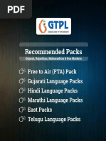 GTPL - Channel Mumber List | PDF | Television | Broadcasting