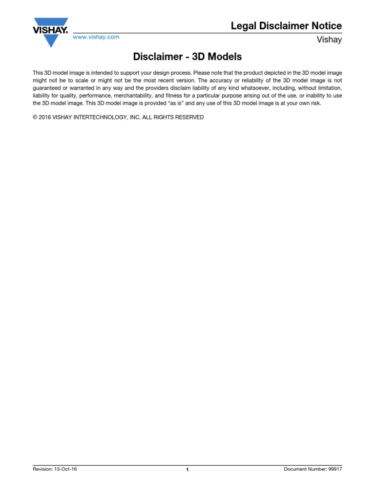 Read Me 3D Disclaimer | PDF