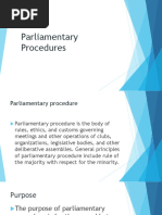 Parliamentary Procedure Cheat Sheet | Meetings | Constitutional Law