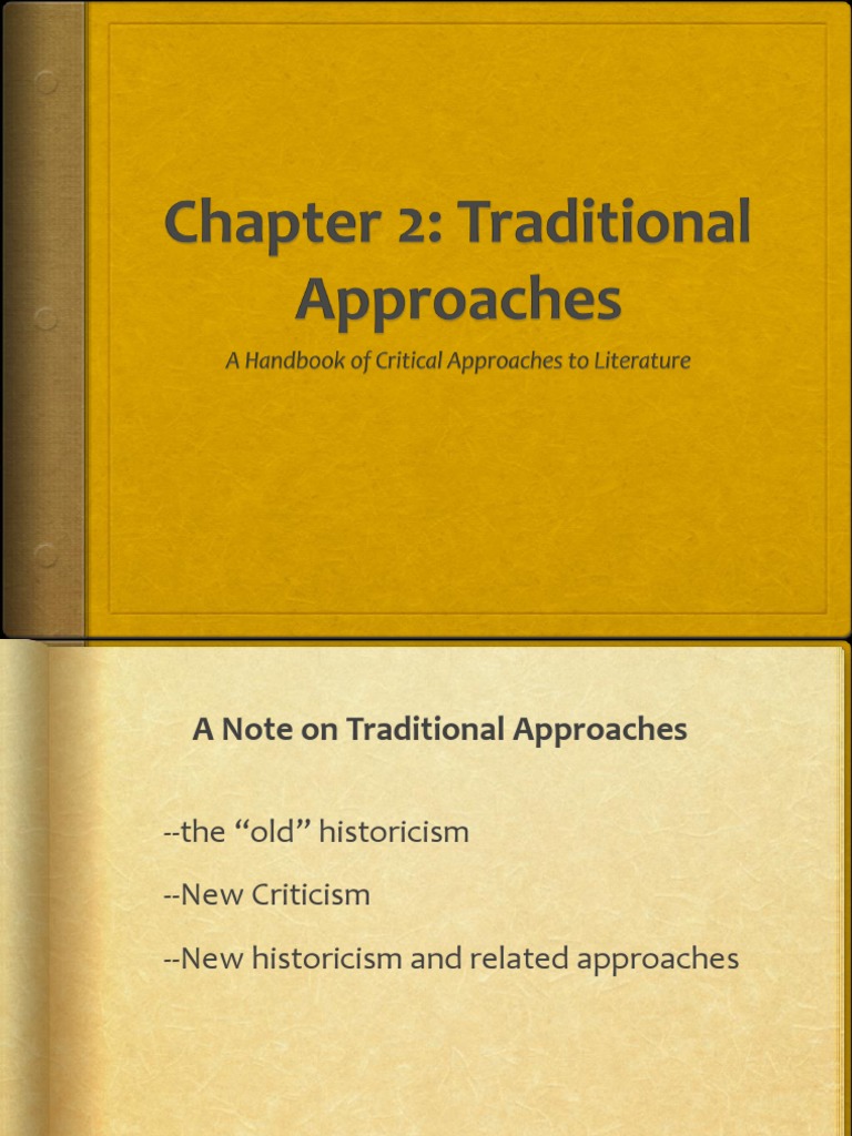 Traditional Approach | PDF