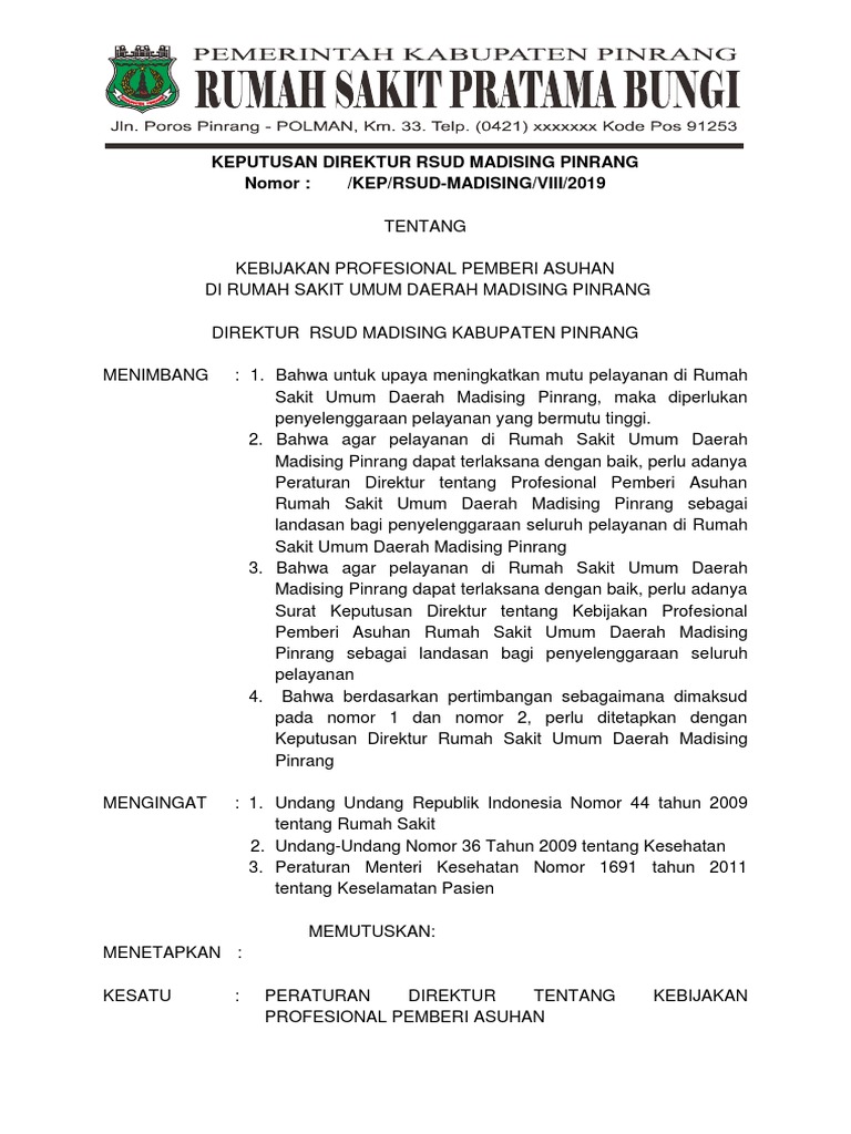 SK Ppa | PDF | Pengembangan Diri