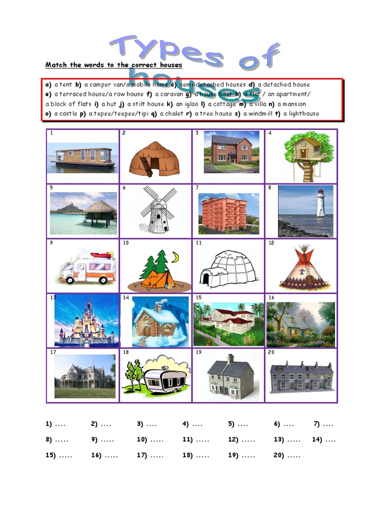 House Types Matching Guide | PDF