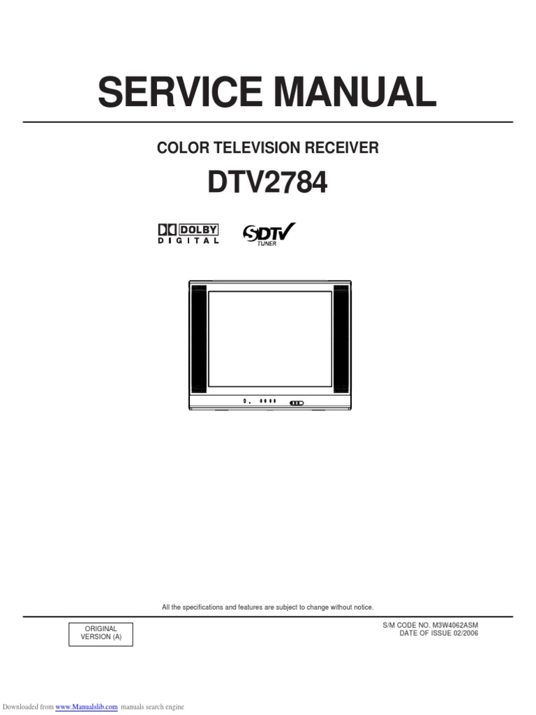 Telefunken CRT TV Service Manual | PDF | Printed Circuit Board | Soldering