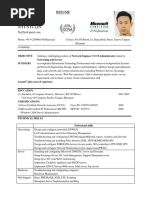 Capgemini Resume Template | PDF | Software | Computing