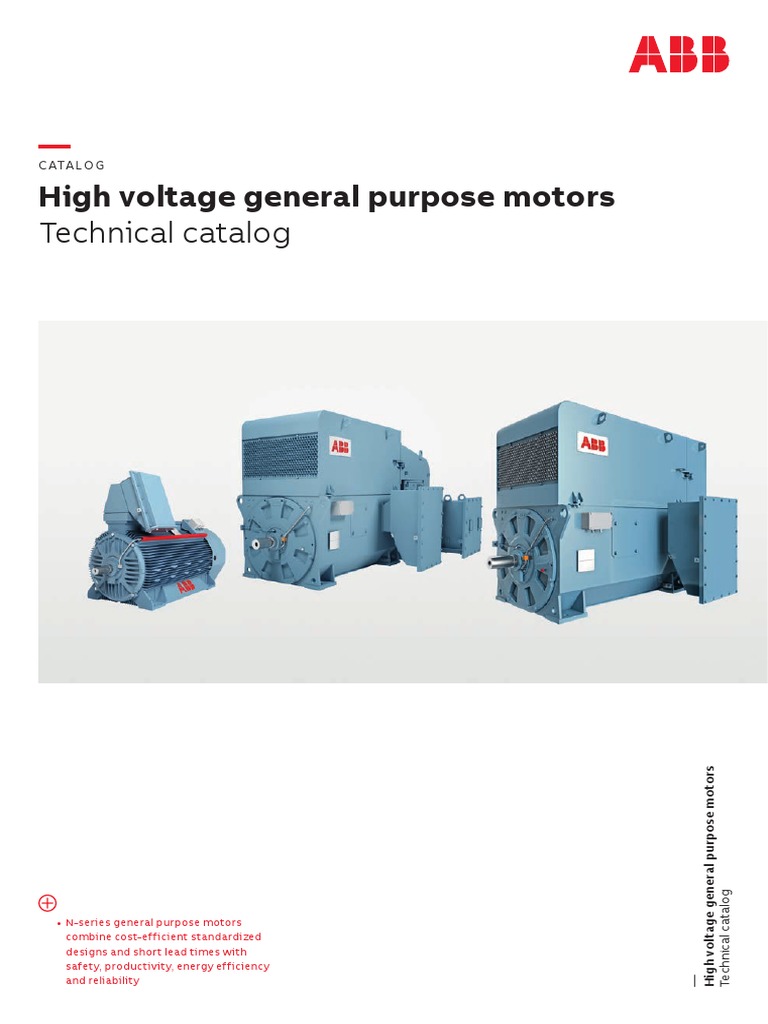 ABB HV Engineered Induction Motors Catalog | PDF | Electric Motor ...