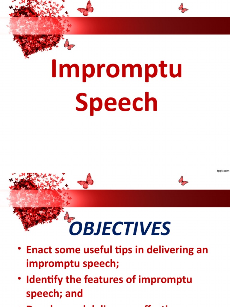 Impromptu Shs | PDF | Nonverbal Communication | Psychology
