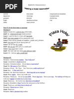 LISTENING EXERCISEs PDF | PDF | Hotel And Accommodation | Business