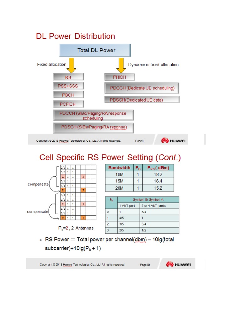 RS Signal and PDSCH RE Power Calculation | PDF | Mimo | Electronic ...