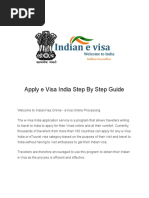 Indian eVisa Sample Application Form | PDF | Business | Finance & Money ...
