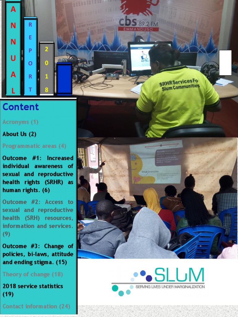 Serving Lives Under Marginalization-SLUM Annual Report 2018 | PDF ...