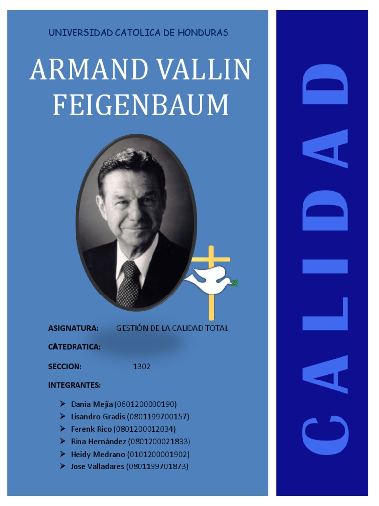Armand Vallin Feigenbaum | PDF | Calidad (comercial) | Economias
