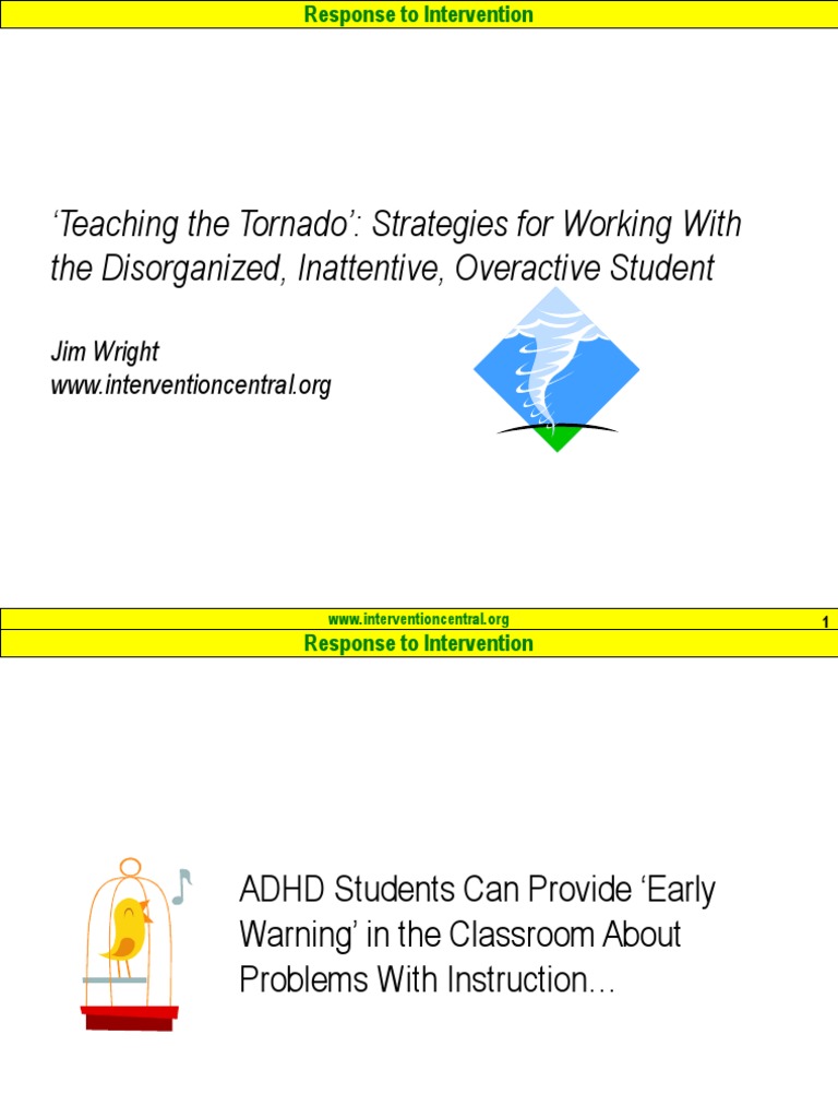 ADHD Intro | PDF | Attention Deficit Hyperactivity Disorder ...