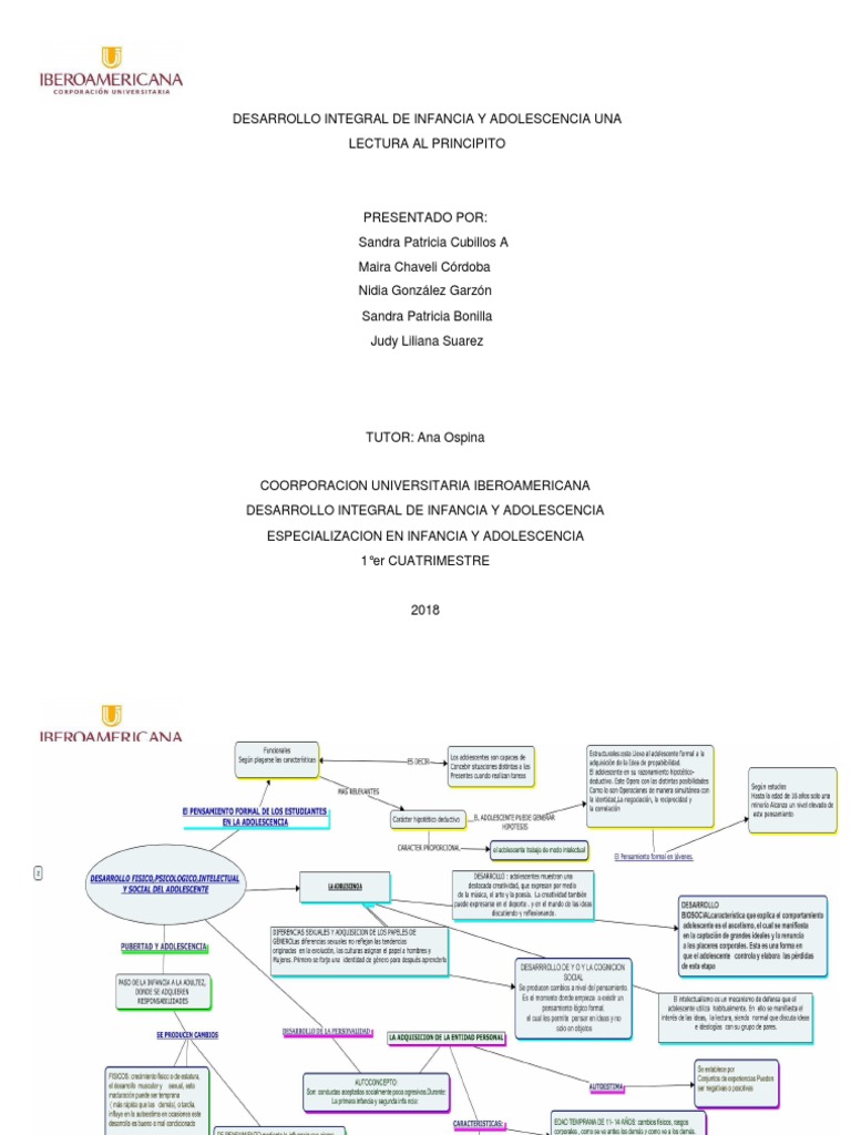 Mapa Conceptual Desarrollo Integral | PDF
