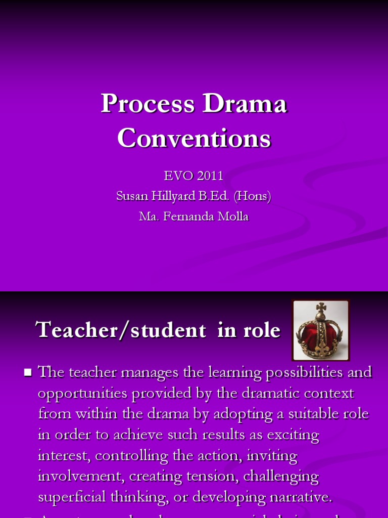 Process Drama Conventions | PDF | Narrative | Storytelling