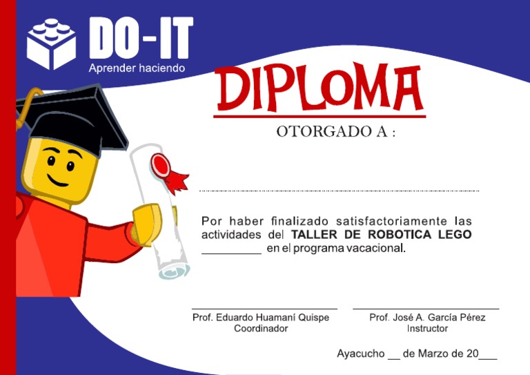 Diploma Lego Wedo PDF | PDF