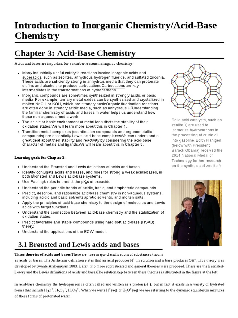 Inorganic Acids and Bases Overview | PDF | Acid | Hydroxide