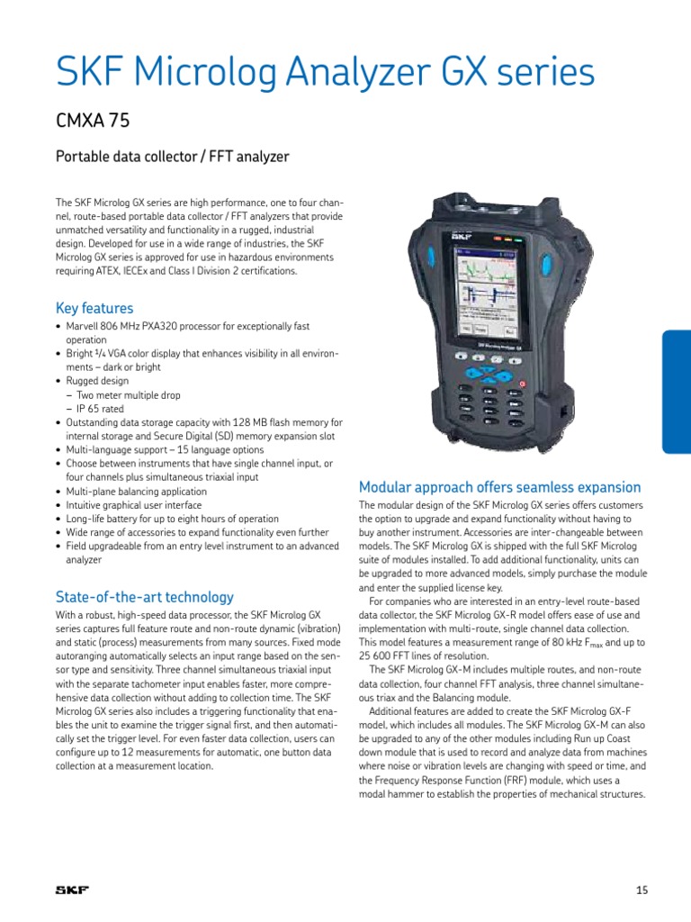 SKF Microlog E-Brochure | PDF | Databases | Computing