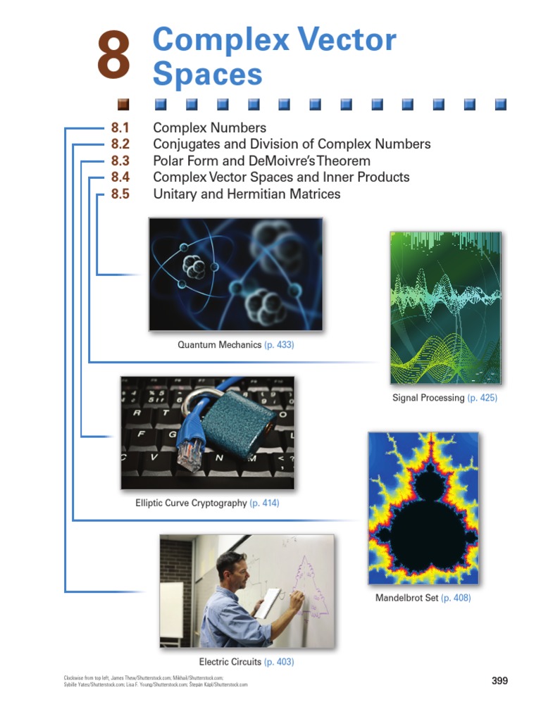 Complex Vector Spaces PDF | PDF | Complex Number | Scalar (Mathematics)