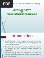 Vestibuloplasty Techniques Overview | PDF | Dentures | Mouth
