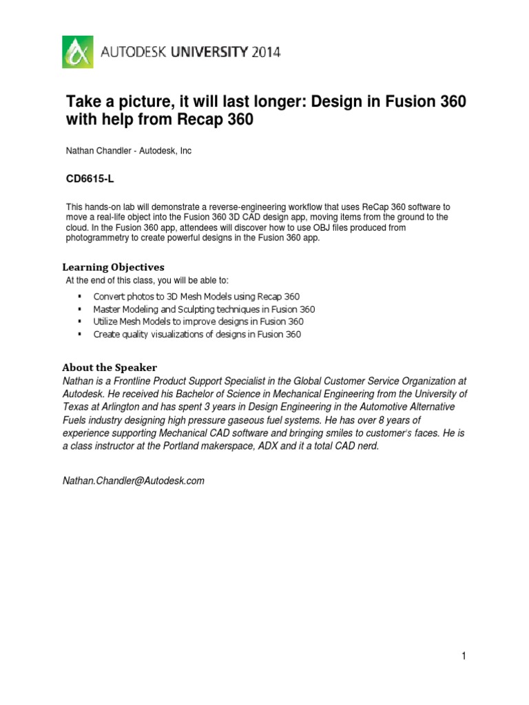 Fusion 360 PDF | PDF | 3 D Computer Graphics | Raw Image Format