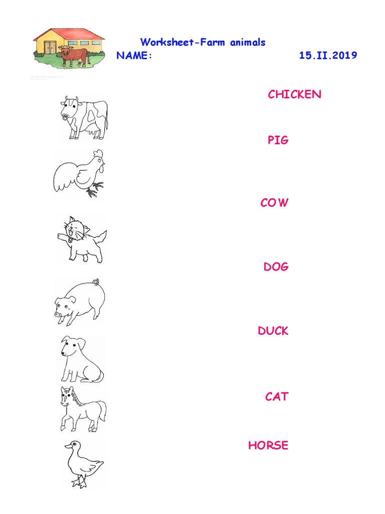 Farm Animals Fun Activities Games Oneonone Activities Warmers C 9021 | PDF
