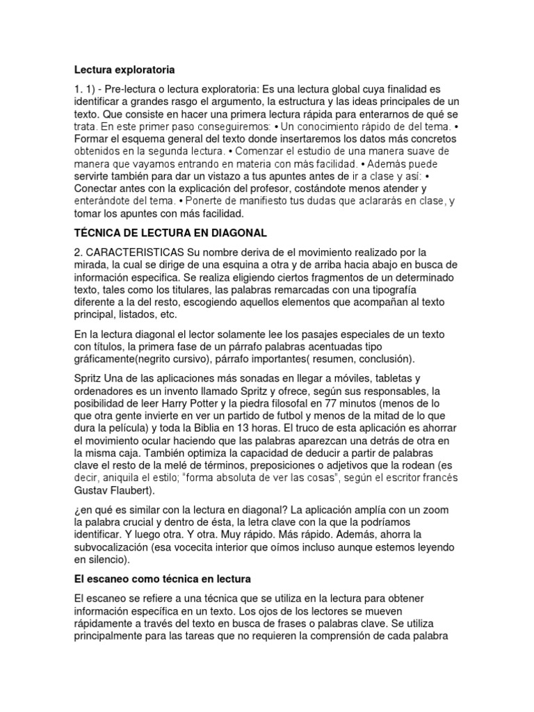 Lectura Exploratoria | PDF | Hipertexto | Hipervínculo