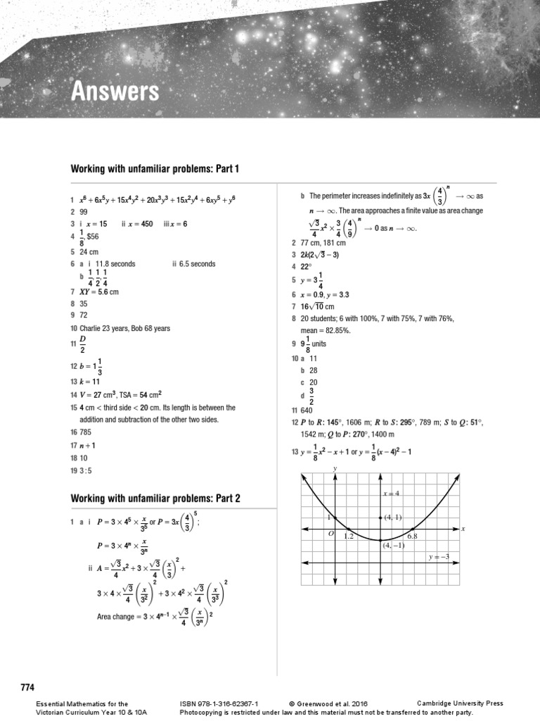 Answers: Working With Unfamiliar Problems: Part 1 | PDF | Numbers ...