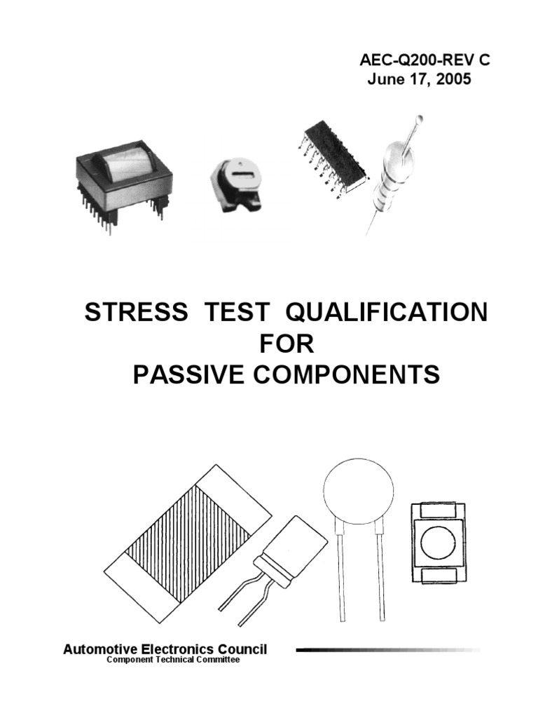 AEC Q200 Rev C Complete | PDF | Solder | Capacitor