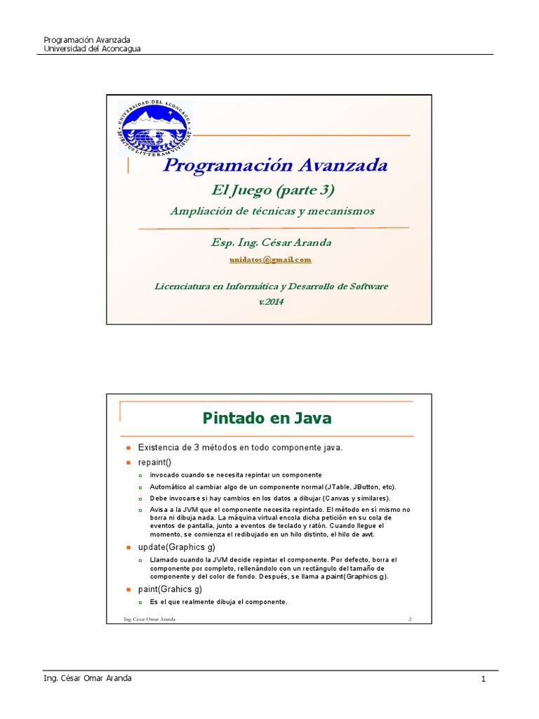 Prav - 10 El Juego - Parte 3 | PDF | Java (lenguaje de programación ...