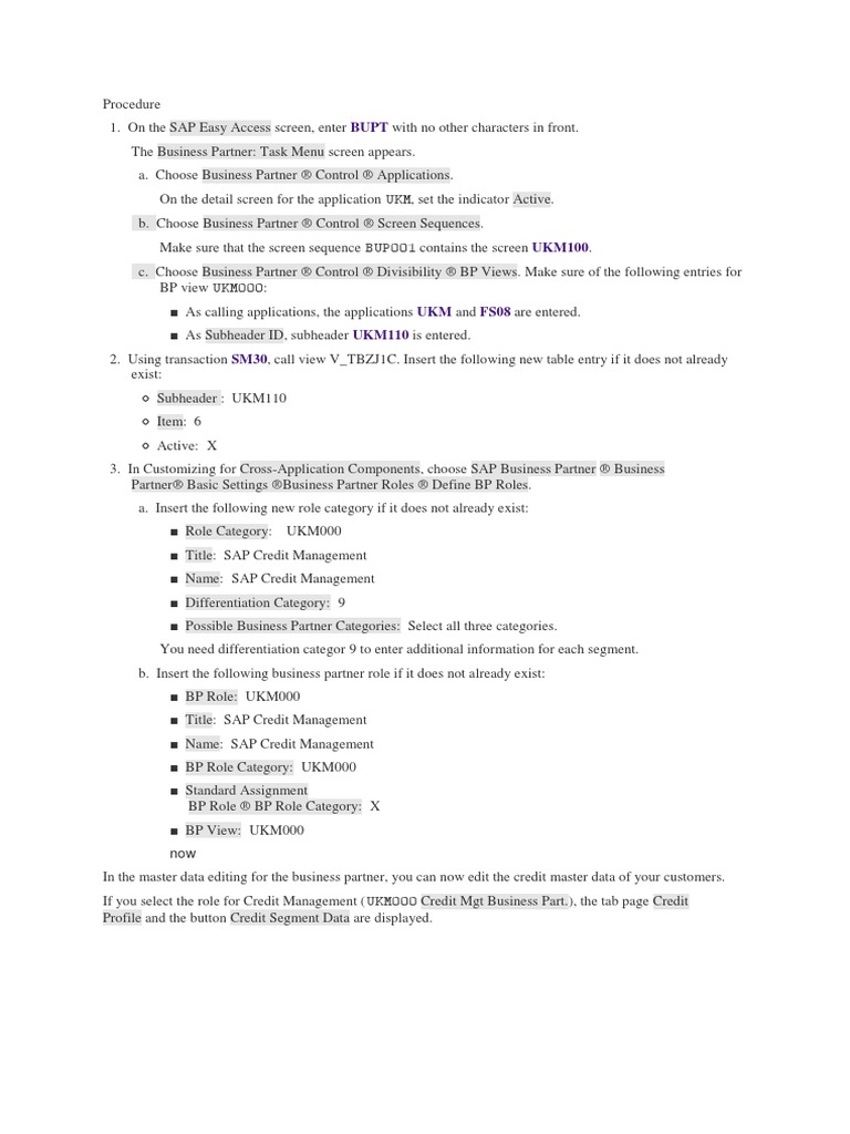 FSCM Basic Settings | PDF