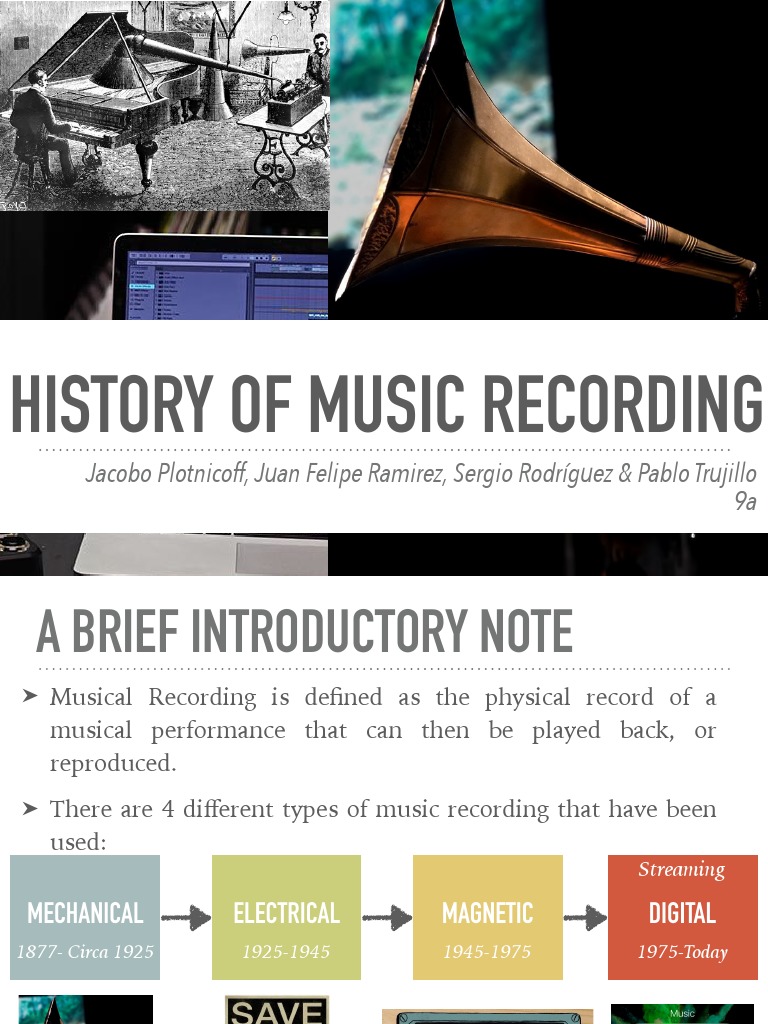 History of Music Recording PDF Version Compressed | PDF | Sound ...