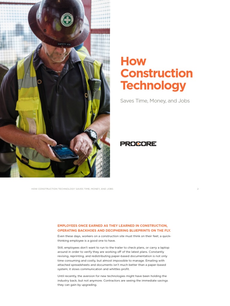 How Construction Technology | PDF | Building Information Modeling ...