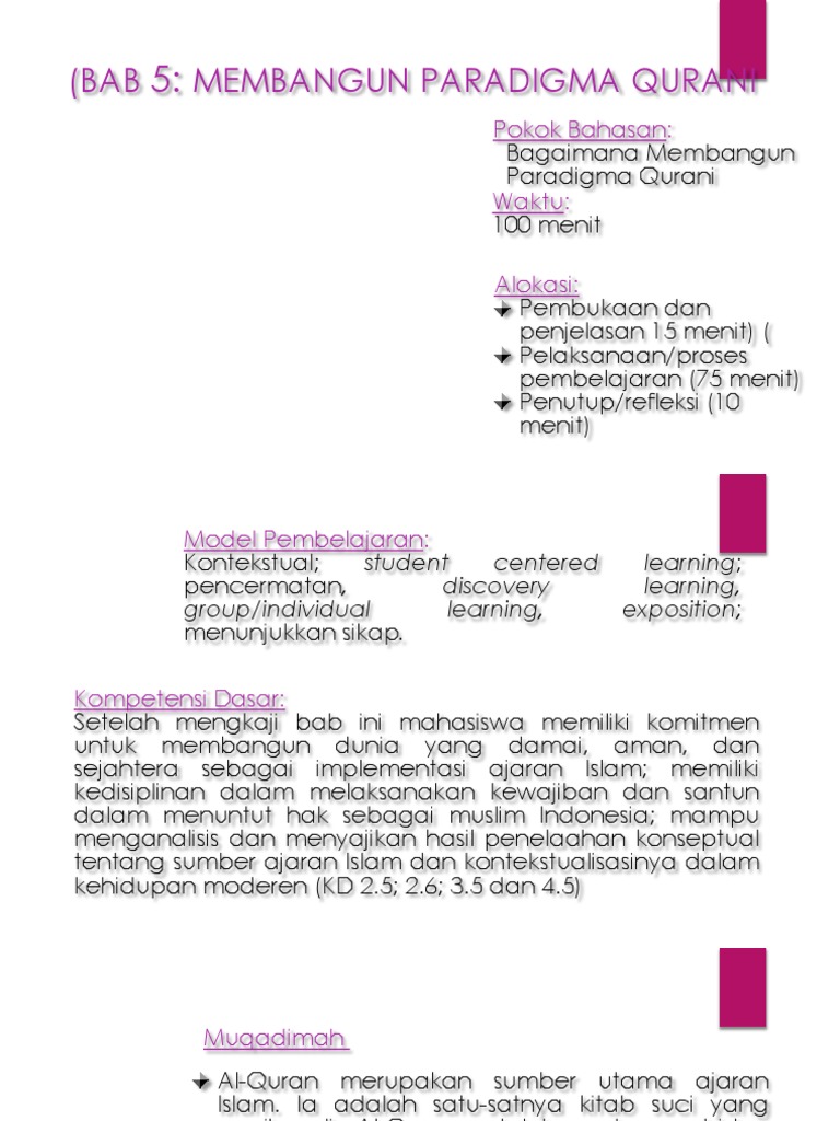 Membangun Paradigma Qurani | PDF
