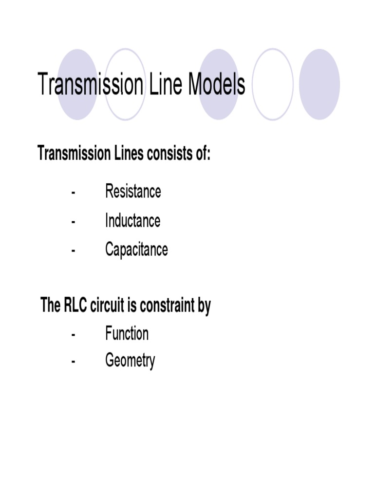 TX Line Models | PDF | Transmission Line | Electric Power Transmission