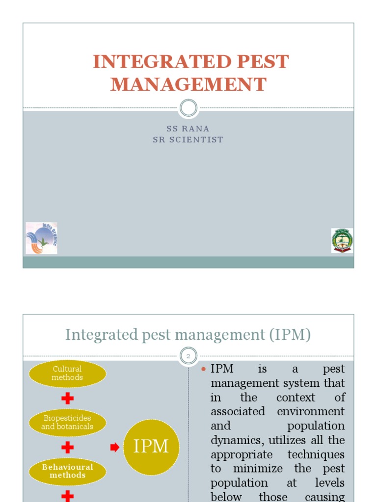 Lecture 17 and 18 IPM | PDF | Biological Pest Control | Pest Control