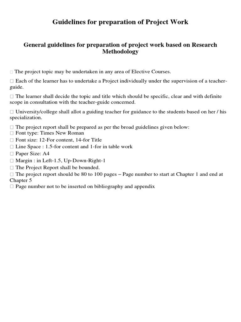 General Guidelines | PDF | Data Analysis | Scientific Method