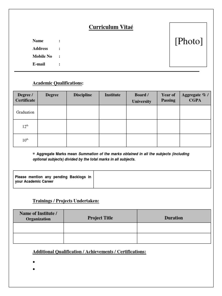 Job Applicant Profile | PDF