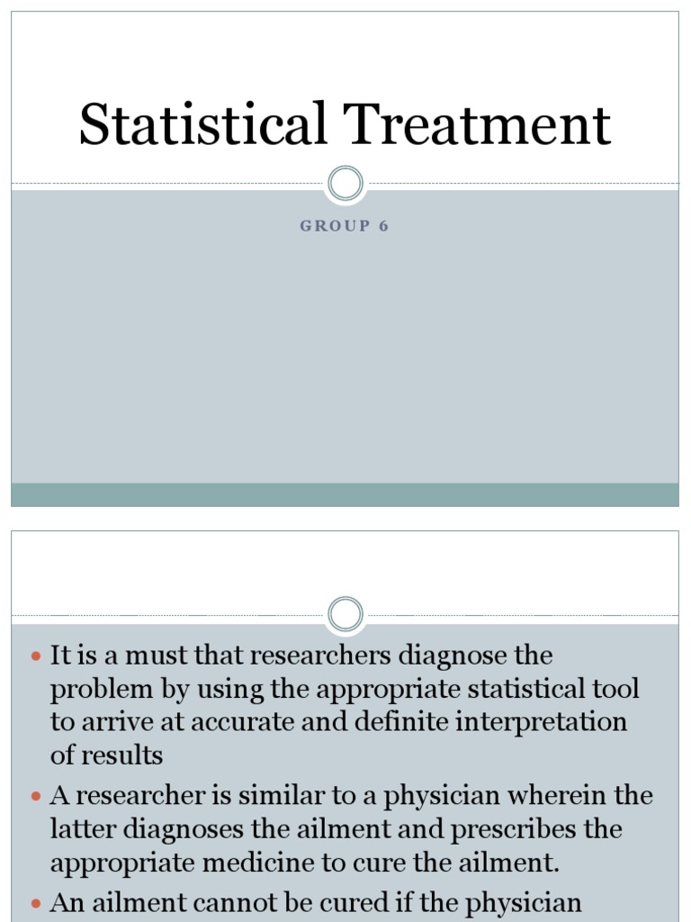 Statistical Treatment: Group 6 | PDF | Spearman's Rank Correlation ...