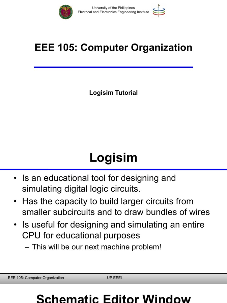 Logisim Tutorial | PDF | Logic Gate | Random Access Memory