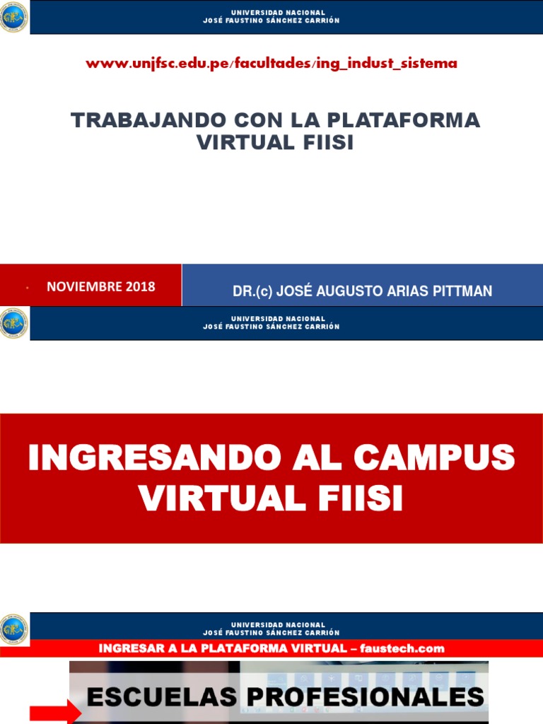 Tutorial Plataforma Virtual Fiisi | PDF | Youtube | Archivo de computadora