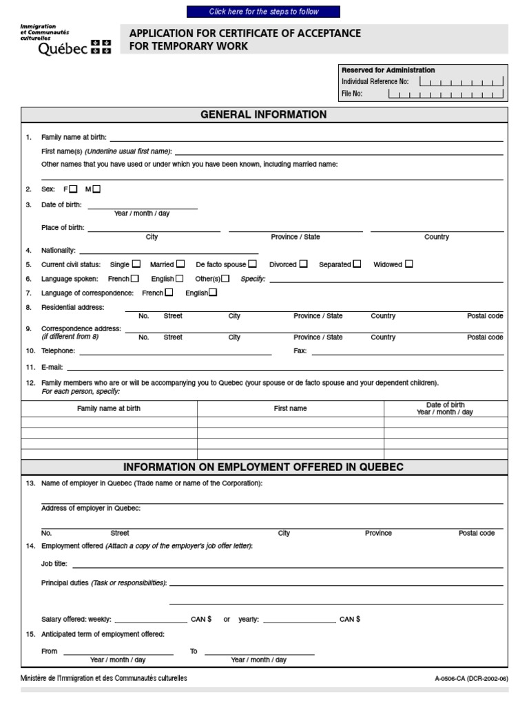 CAQ Form | PDF | Payments | Employment