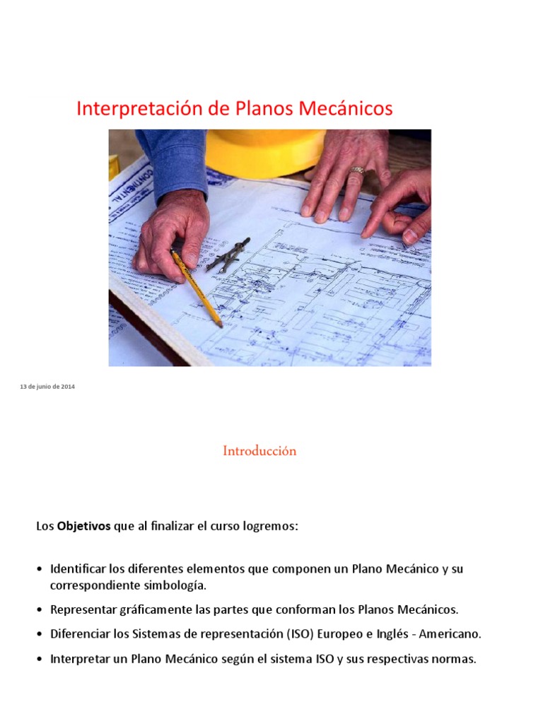 INTERPRETACIÓN DE PLANOS MECANICOS.pdf | Engranaje | Tornillo