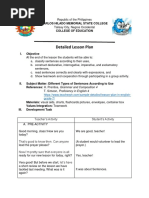 4 Types of Sentences Lesson Plan | PDF | Question | Sentence (Linguistics)